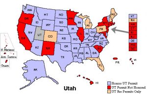 Utah CFP Reciprocity / Recognition - Utah Concealed Firearms Permit ...